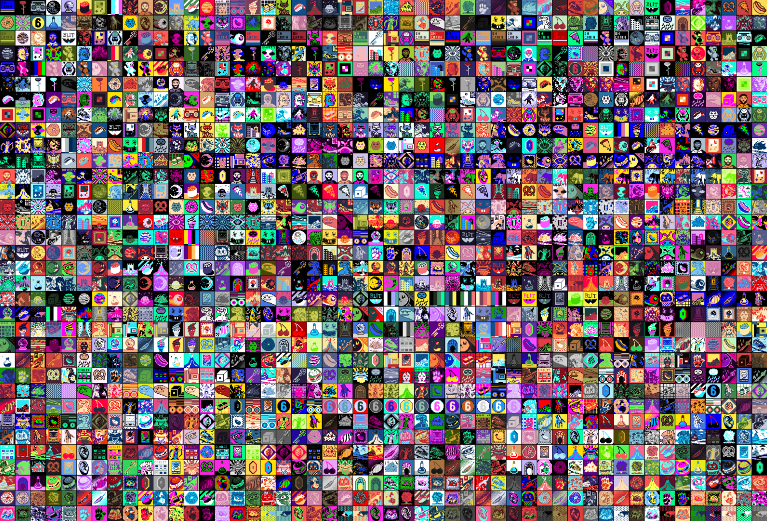 フルオンチェーンCC0 NFTプロジェクト「Blitmap」の概要とそのエコシステムについて徹底解説 | イーサリアムnavi