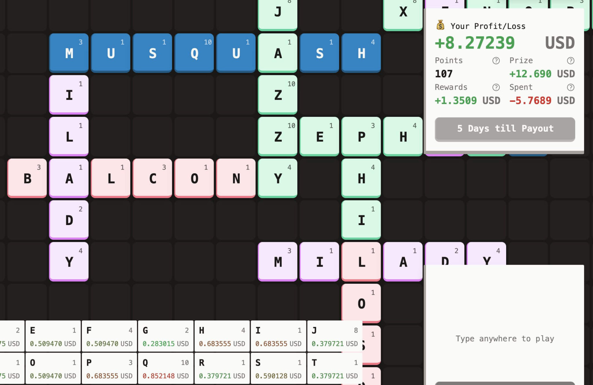 Words3｜ワードゲームやクロスワードといった既存ゲームモデルを、「Optimism×MUD」ベースのオンチェーンゲームに進化させた事例を概観 | イーサリアムnavi