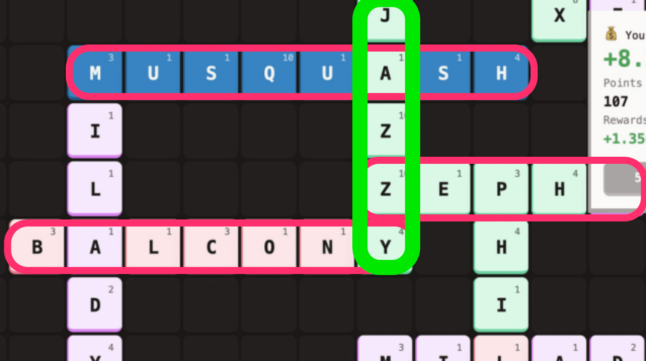 Words3｜ワードゲームやクロスワードといった既存ゲームモデルを、「Optimism×MUD」ベースのオンチェーンゲームに進化させた事例を概観 | イーサリアムnavi